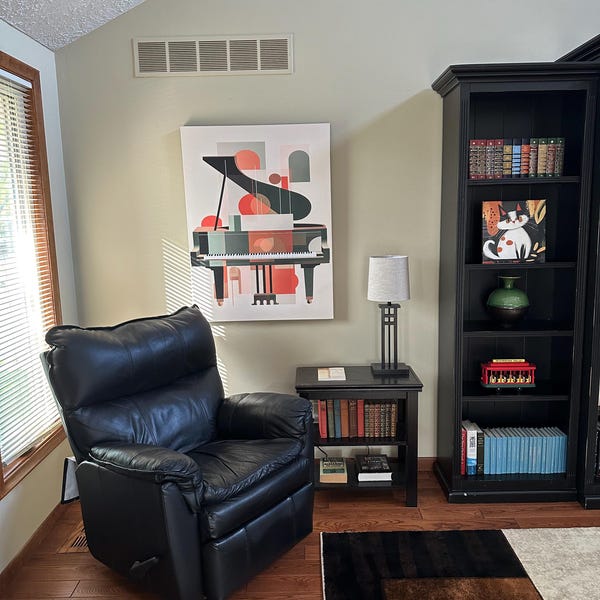 Piano Wall Art, Digital Download, Minimalist Music Print, Music Room ...