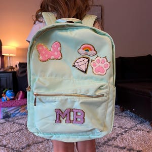 NEW Nylon Backpack Personalized Backpack Customizable Backpack Letter ...