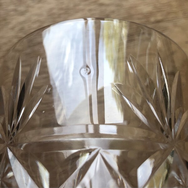 Thomas WEBB Crystal - WINDSOR Cut - Whisky Tumbler Glass / Glasses - 3 ...