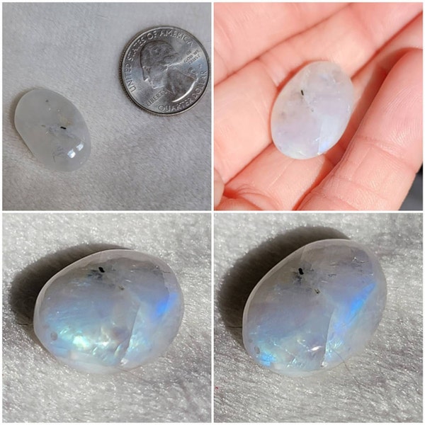 Rainbow Moonstone Grade AA Tumbled Crystal - Multiple Sizes Available ...