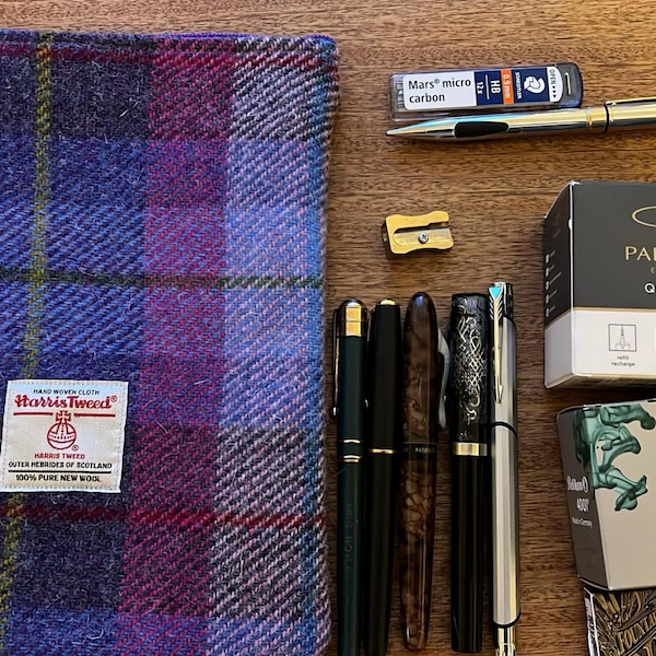 Harris Tweed Book Sleeve 18 Patterns , Various Sizes Available - Etsy