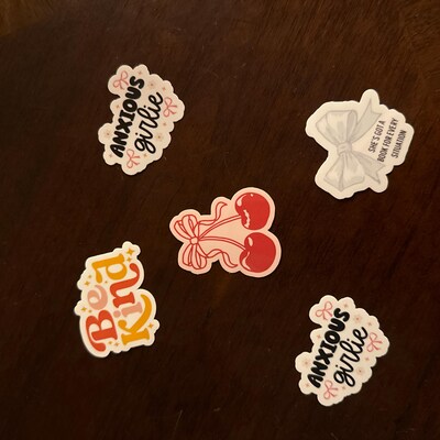 ANY 5 Stickers of Your Choice, Sticker Pack, Sticker Bundle, Book ...