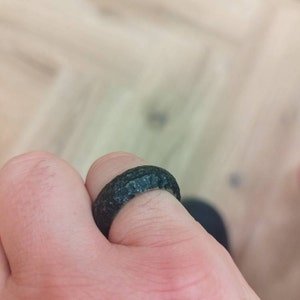 Wide Square Iron Ring, Men's Women's Geometric Ring, Unique Hand Forged ...
