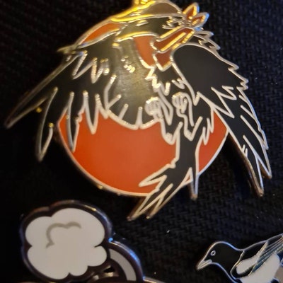 Crow Cowboy yeecaw Enamel Pin - Etsy