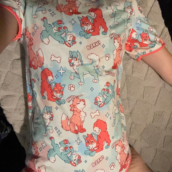 Wolf Puppies - ABDL Bodysuit - Etsy