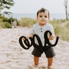 One Sign First Birthday One Wooden Sign Birthday Decor One Wood Letters ...