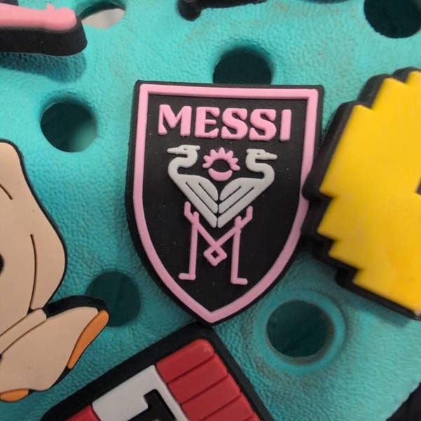 Messi and Ronaldo Jibbitz for Crocs - Soccer Charms - Football Theme ...