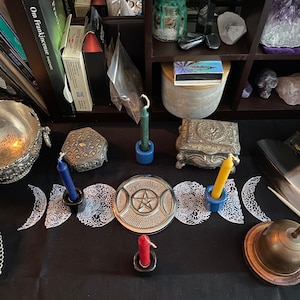 Phases of the Moon Altar Cloth - Etsy