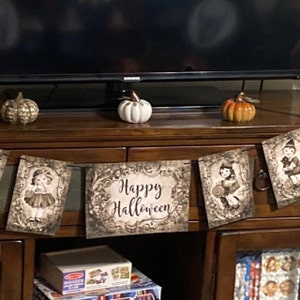 Halloween Banner Vintage Halloween Decor Vintage Halloween | Etsy