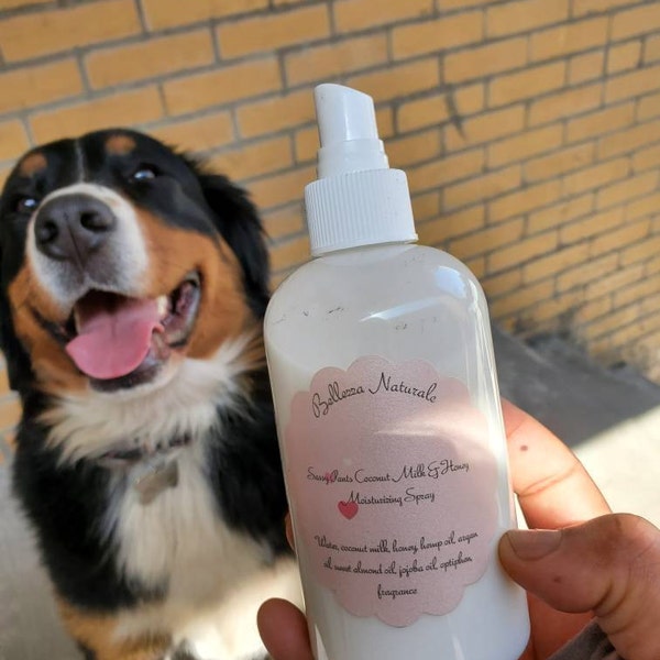 Coconut Milk & Honey Moisturizing Spray for Dogs 8oz Spray (pick Your ...