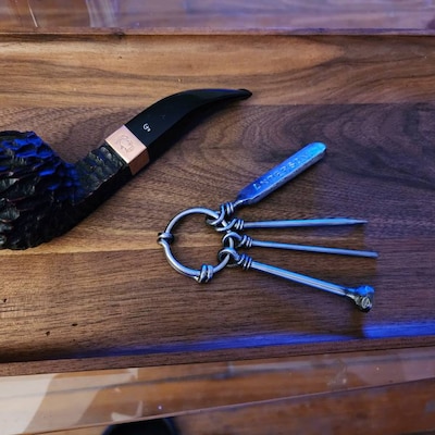 Forged Smoking Pipe Tool Pick, Reamer, Tamper Road Set Tobacco Smoking ...