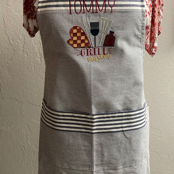 Grill Master Applique - Machine Embroidery Design, Grilling Tools ...