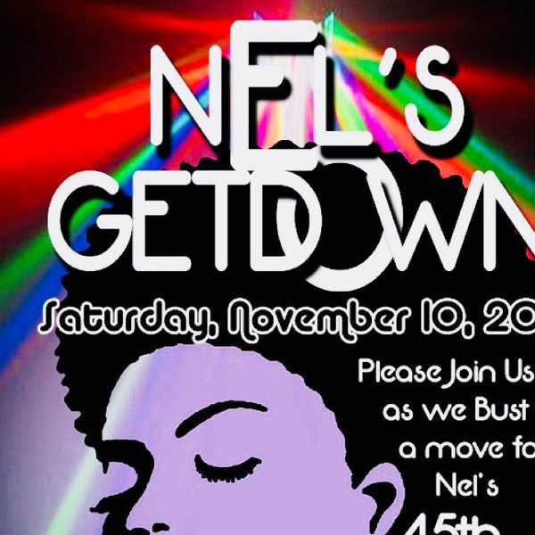 70s Soul Train Disco Dance Party Invitation 60's 70's Party Birthday ...