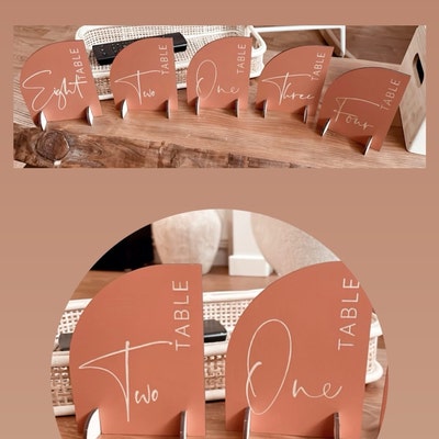 Table Numbers for Wedding Reception, Wedding Table Decor, Table ...