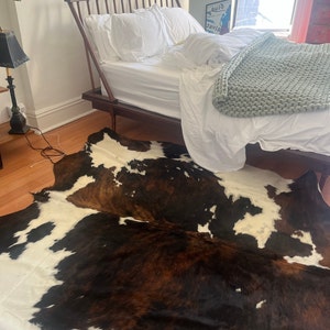 Tricolor Cowhide, Speckled Longhorn Cowhide Rug, Brown and White Hide ...