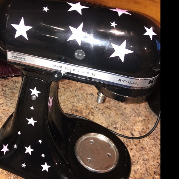 Kitchenaid Star Decal - Vinyl Decal With Stars for Kitchen Mixer ...
