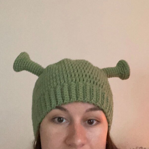 Shrek Ogre Hat PATTERN - Etsy