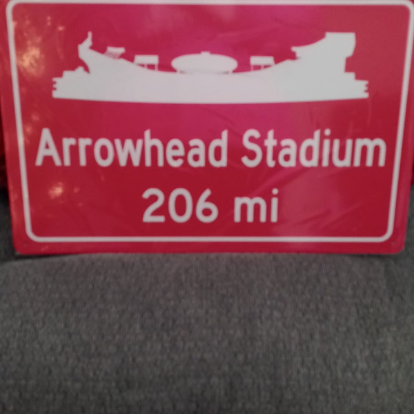 Custom Stadium Road Sign - Pick Your Team and Customize the Distance ...