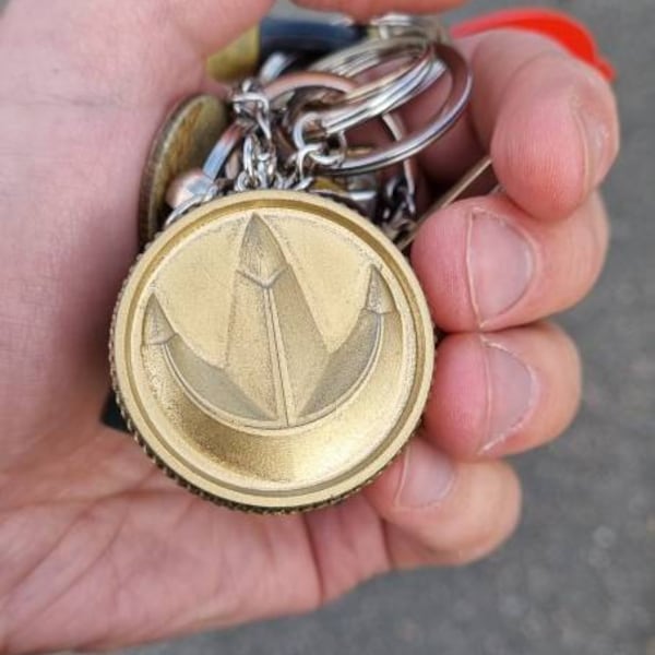 Mighty Morphin Power Rangers Key Chain - Etsy