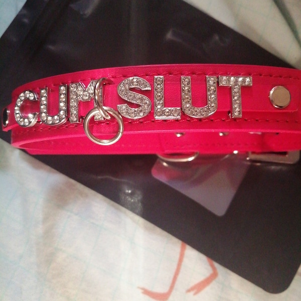 Custom Women Choker Collar,name Choker Collar,word Collar Necklace ...