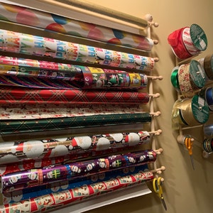 GSS Curling Ribbon Organizer Maxi Desk/wall Unit. Holds 12 Large Spools ...