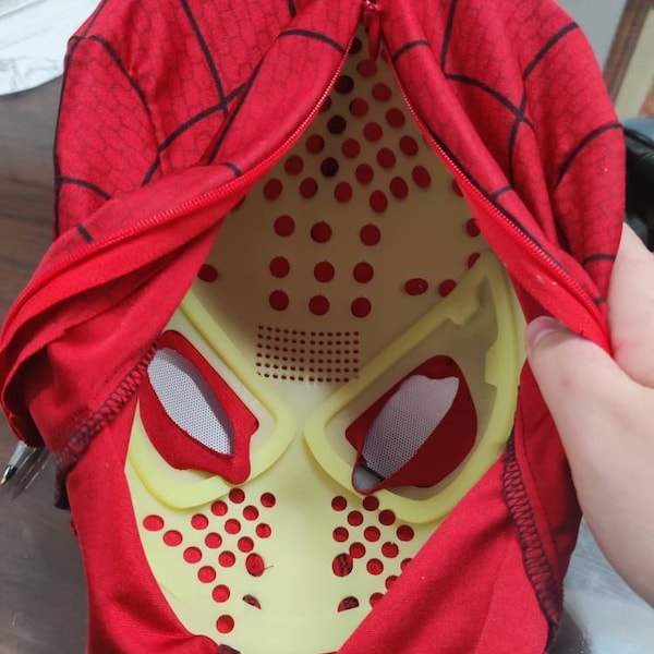 Customized Sam Raimi Spiderman Mask, Black Spiderman Mask Cosplay ...