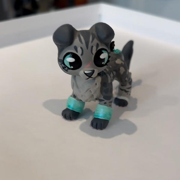 Ashpaw Warrior Cats LPS Clay Custom Apprentice Sized Bobble Head Figure ...