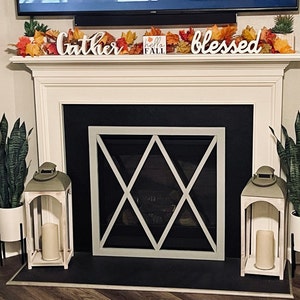 Hello Fall Wooden Block Sign, Simple Fall Tiered Tray Decor, Hello Fall ...