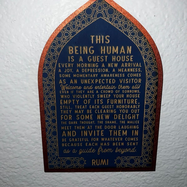 The Guest House // Wood Sign // Therapy Gift // Mindfulness Gift ...