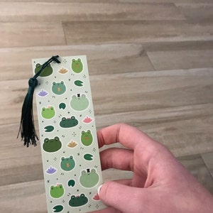 Froggy Pals Bookmark / Froggy Bookmark Cute Kawaii Frogs by - Etsy UK