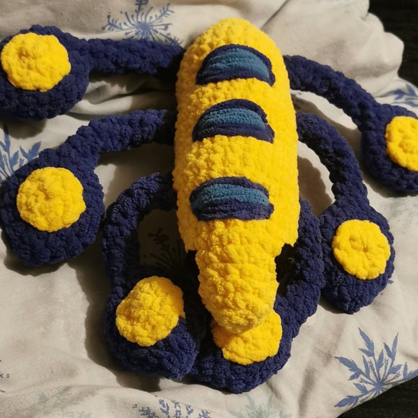 Subnautica Hoverfish Crochet Pattern / Amigurumi / Fish / Game / Ocean ...