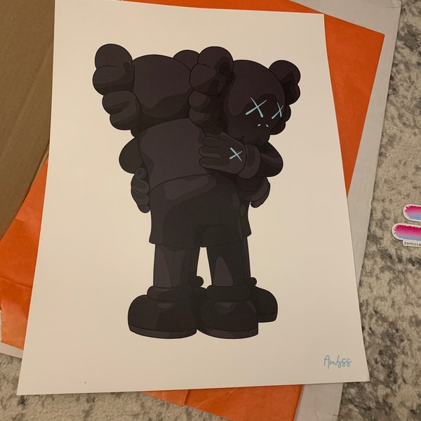 Poster Pink Bearbrick - Etsy