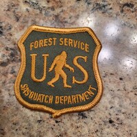 US Sasquatch Department Iron on Embroidered Patch - Etsy