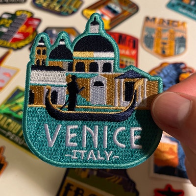 Venice Italy Travel Patch Embroidered Iron on Sew on Badge Souvenir - Etsy