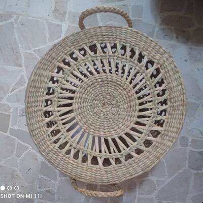 Rattan Damru Side Table - Etsy