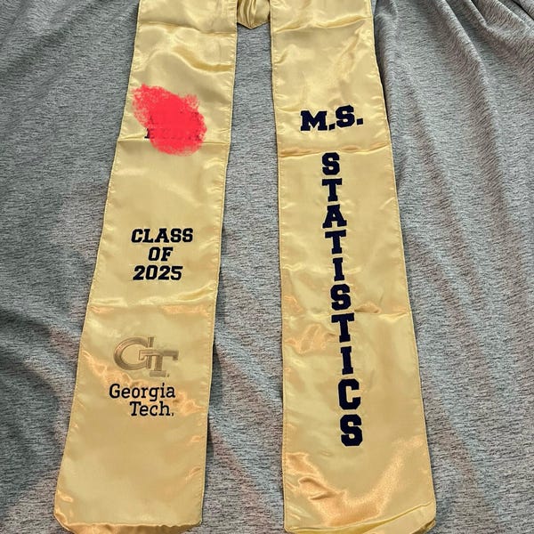 Custom Graduation Stole | Embroidery Graduation Stole | Personalized ...