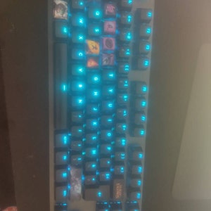 Valorant 115 Keysjett Full Set Keycaps Set OEM Profile Keycaps Artisan ...