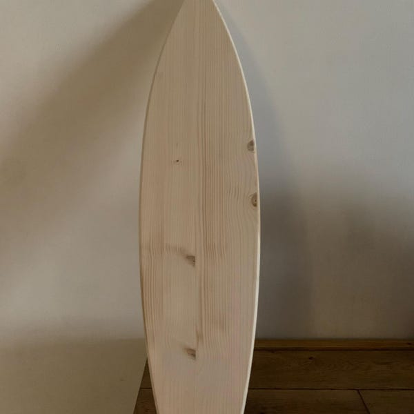 DIY Pine Wood Surfboard Beach Wall Decor: Blank Raw Unfinished Canvas ...