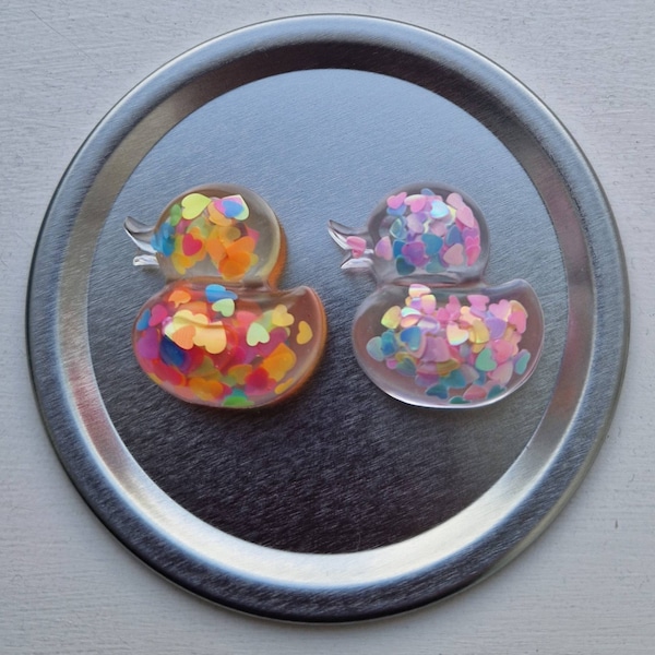 Mini Heart Shaped Fridge Magnets, Heart Magnetic Decorations, Love ...
