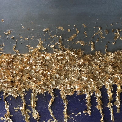 20 Grams Gold Leaf Flake Huge Beautiful Flakes Use for Art - Etsy