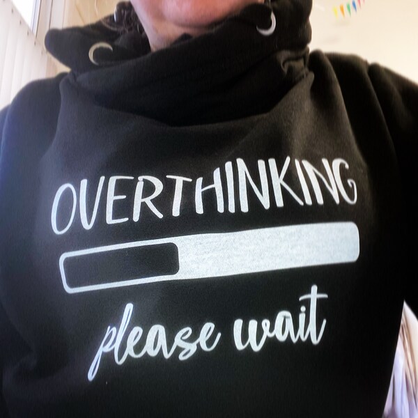 Overthinking Please Wait SVG is a Funny Shirt Design - Etsy