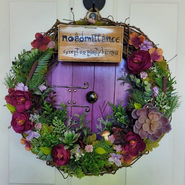 15" Hobbit Shire Wreath LIGHTS - Etsy