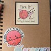 Crochet Sticker ~ Crochet-a-holic Yarn Waterproof Vinyl Sticker ...
