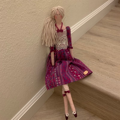 Tilda Doll Tutorial, Digital File Ukraine, How to Make a Textile Doll ...