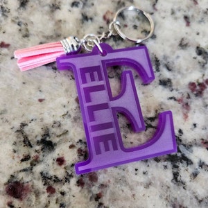 Kids Backpack Tag With Tassel, Personalized Custom Name Tag, Kids ...