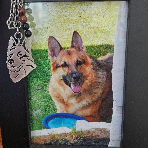 Cavoodle Dog Bamboo Wood Christmas Ornament, Cavapoo Dog Face Tree ...