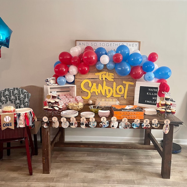 The Sandlot Wood Sign - Baseball Party Backdrop Sign - the Sandlot ...