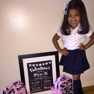 First Day of School Sign First Day of 1st Grade Sign 2nd 3rd 4th 5th ...