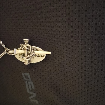 Baseball Bat Necklace Pewter on Chain scbbchains - Etsy