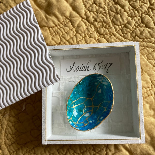 Kintsugi Egg, Custom-created Gift of Encouragement, Love, Sympathy, and ...